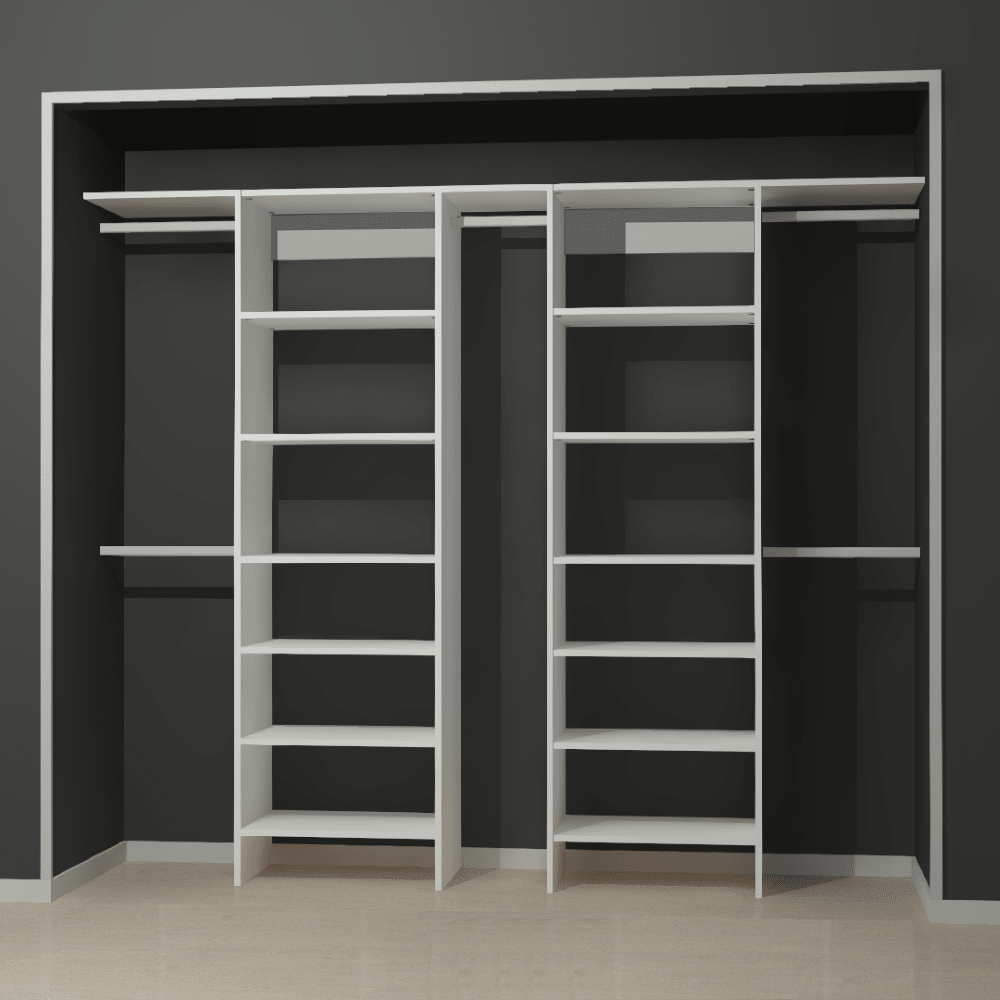 Wardrobe Systems. Large Reach-In Wardrobes. Affordable Kitset