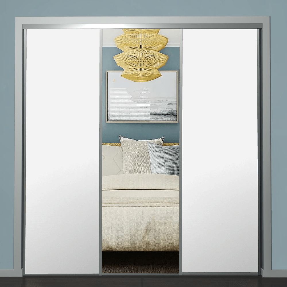 Sliding Wardrobe Doors - Mirror & White - DIY Install - MTMWW