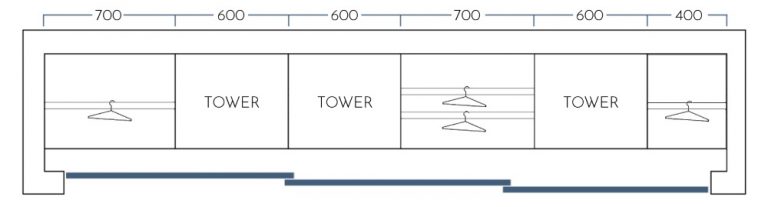 Reach-In Wardrobes - Wardrobes Online