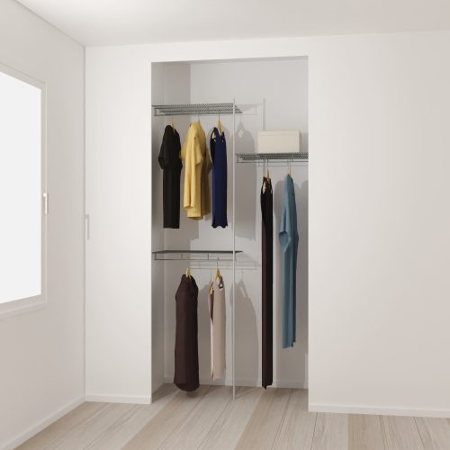 Wire Wardrobe Shelves - Ventilated - Affordable Kitset DIY