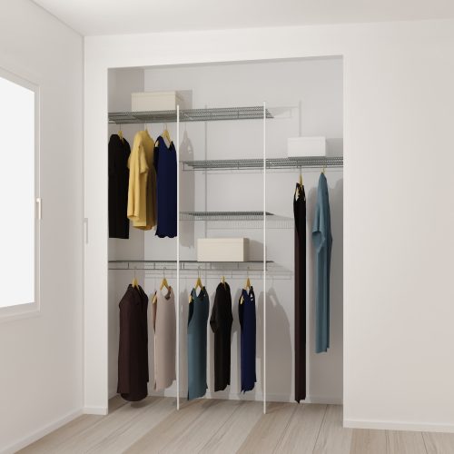 Wire Wardrobe Shelves - Ventilated - Affordable Kitset DIY
