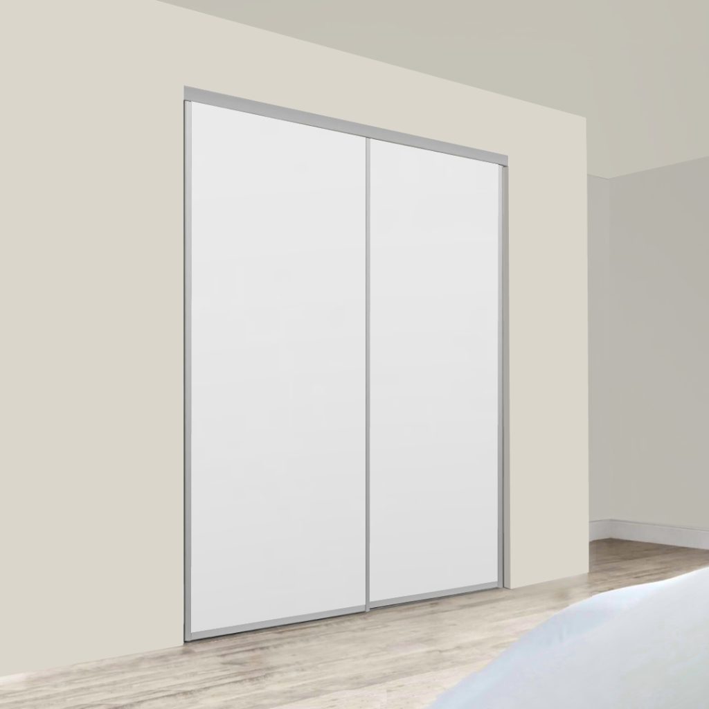 Sliding Wardrobe Doors - White - Affordable - DIY Install - MTWW
