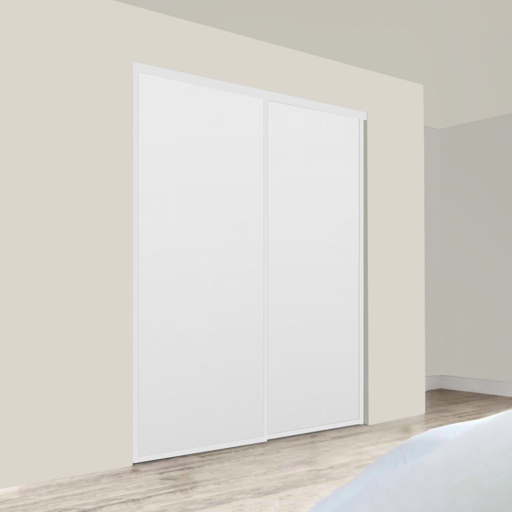 Sliding Wardrobe Doors - White - Affordable - DIY Install - MTWW