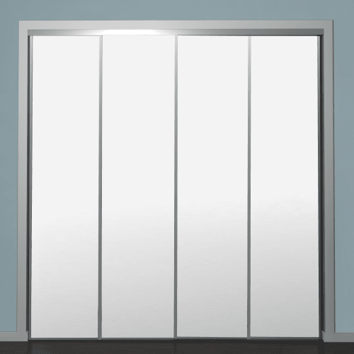 Custom-made Quad Set Sliding Wardrobe Doors - Mirror Doors