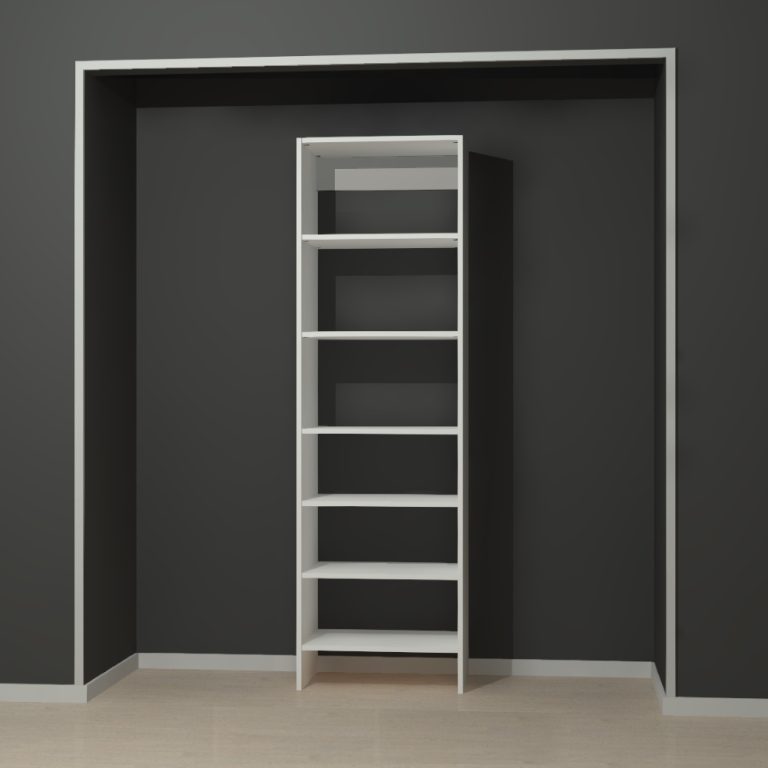 Linen Storage Shelves with Ventilation From Wardrobes Online