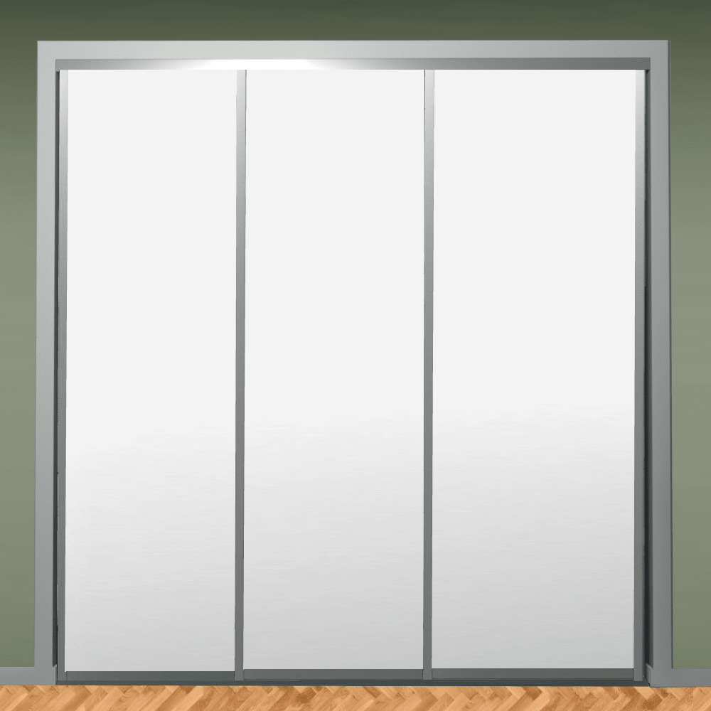 Sliding Wardrobe Doors - White - Affordable - DIY Install - ULWWW