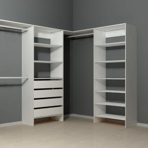 Wardrobe System for Walk-In Wardrobes. Affordable Kitset. Built In