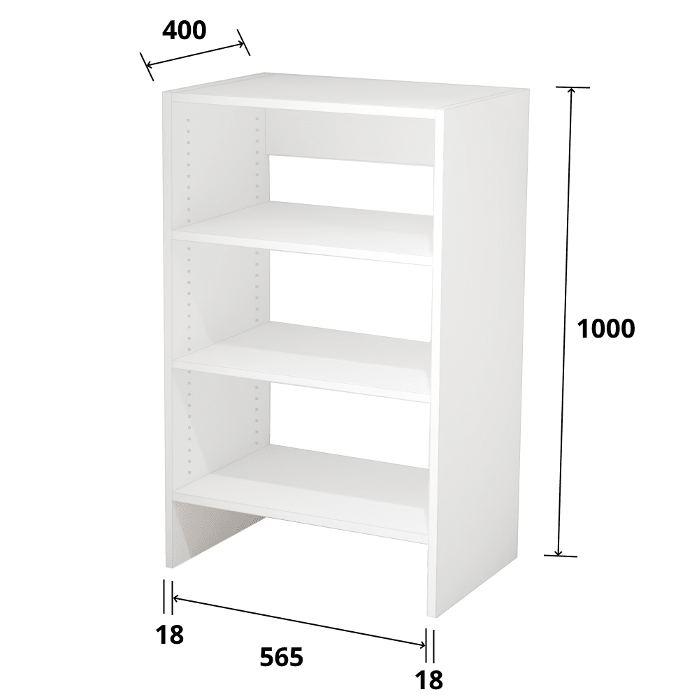 Wardrobe Compact Shelf Unit - Storage Shelves - Affordable Kitset